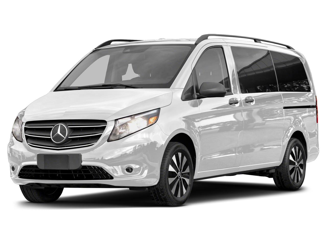 White Passenger Van Png